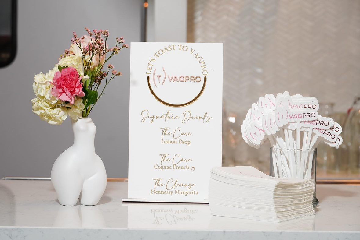 Acrylic signage for Tables/ Bars – Divine Creations