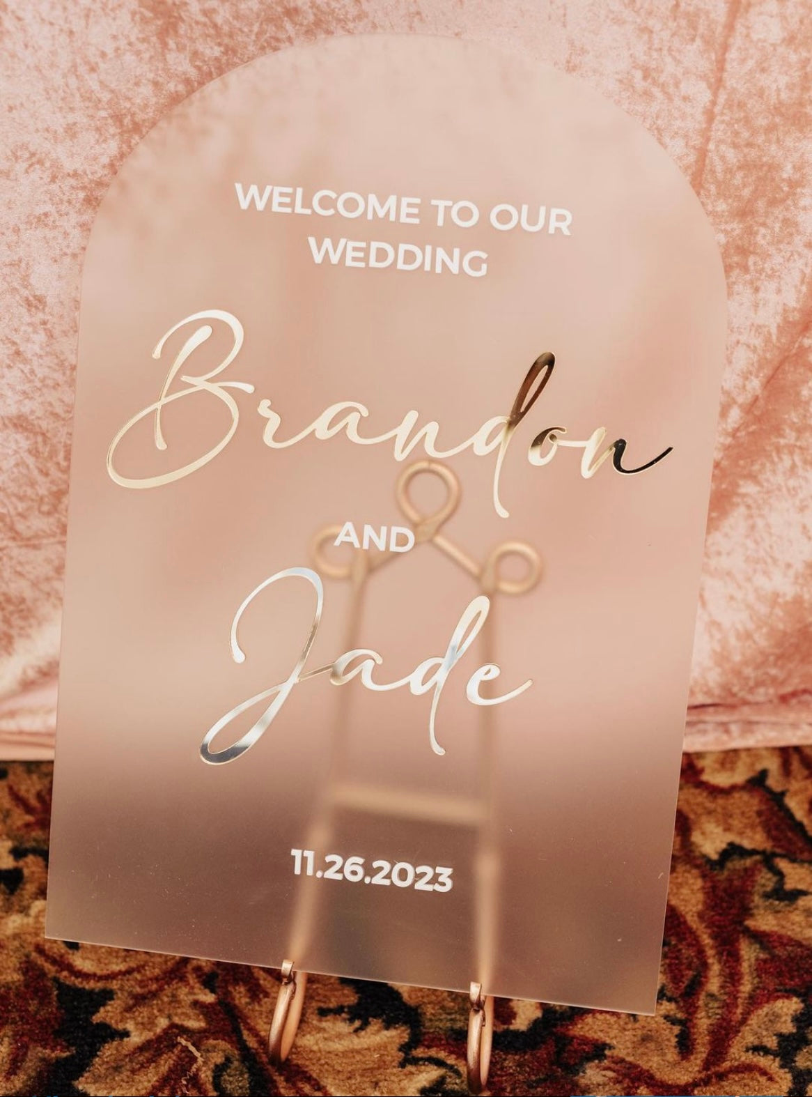 Event Acrylic Signage – Divine Creations